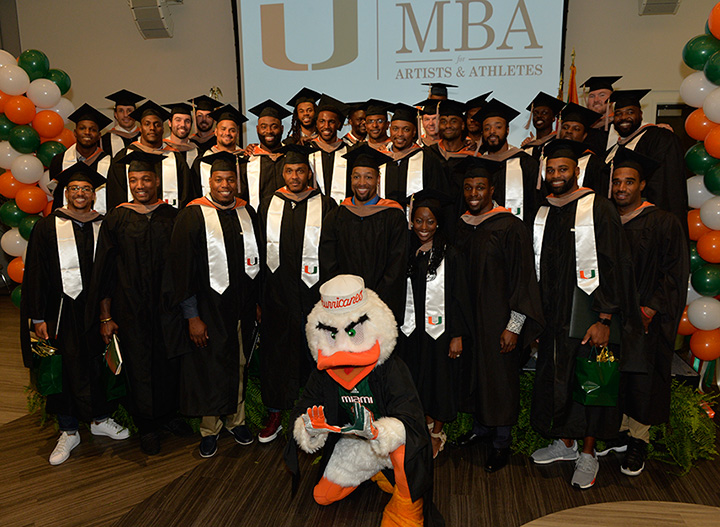 Current and Former NFL Players Graduate from UM's Executive MBA