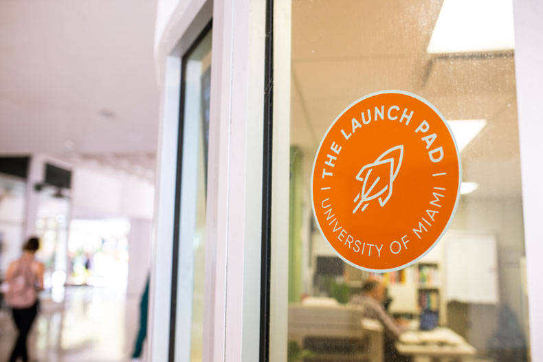 The Launch Pad welcomes alumnus back to campus