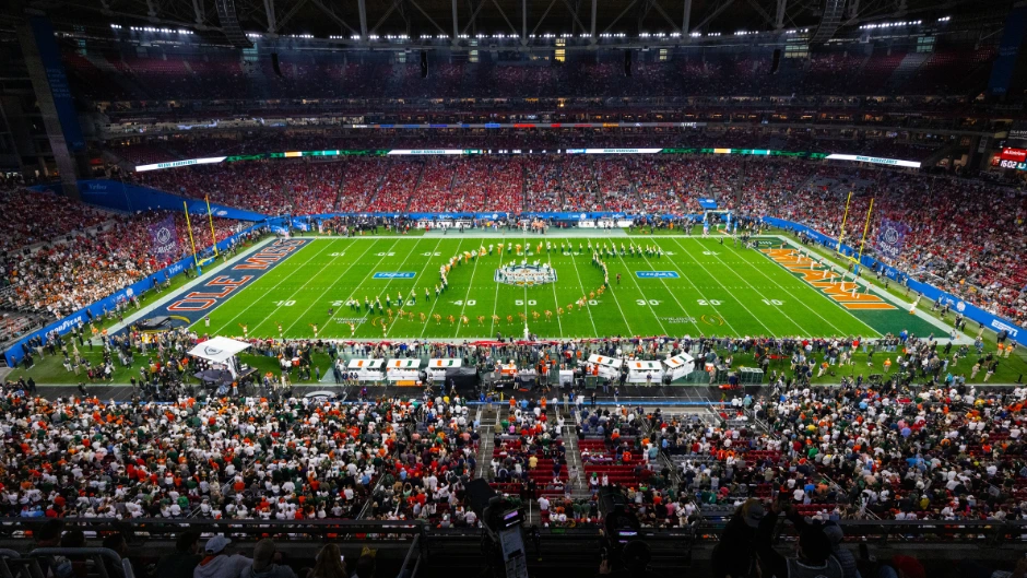 Frost Band of the Hour exults in epic College Football Playoff journey