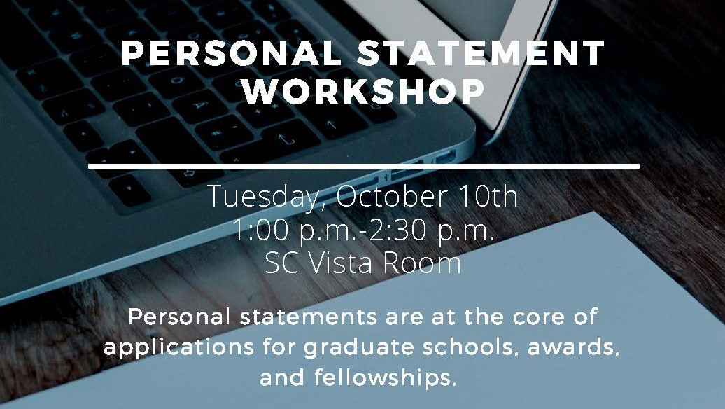Personal Statement Workshop