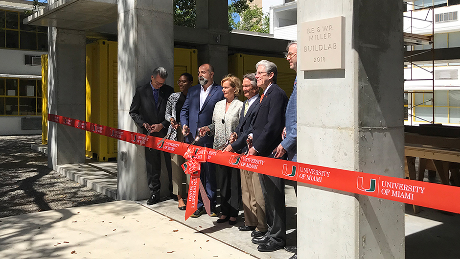 University of Miami School of Architecture Opens Design BuildLab