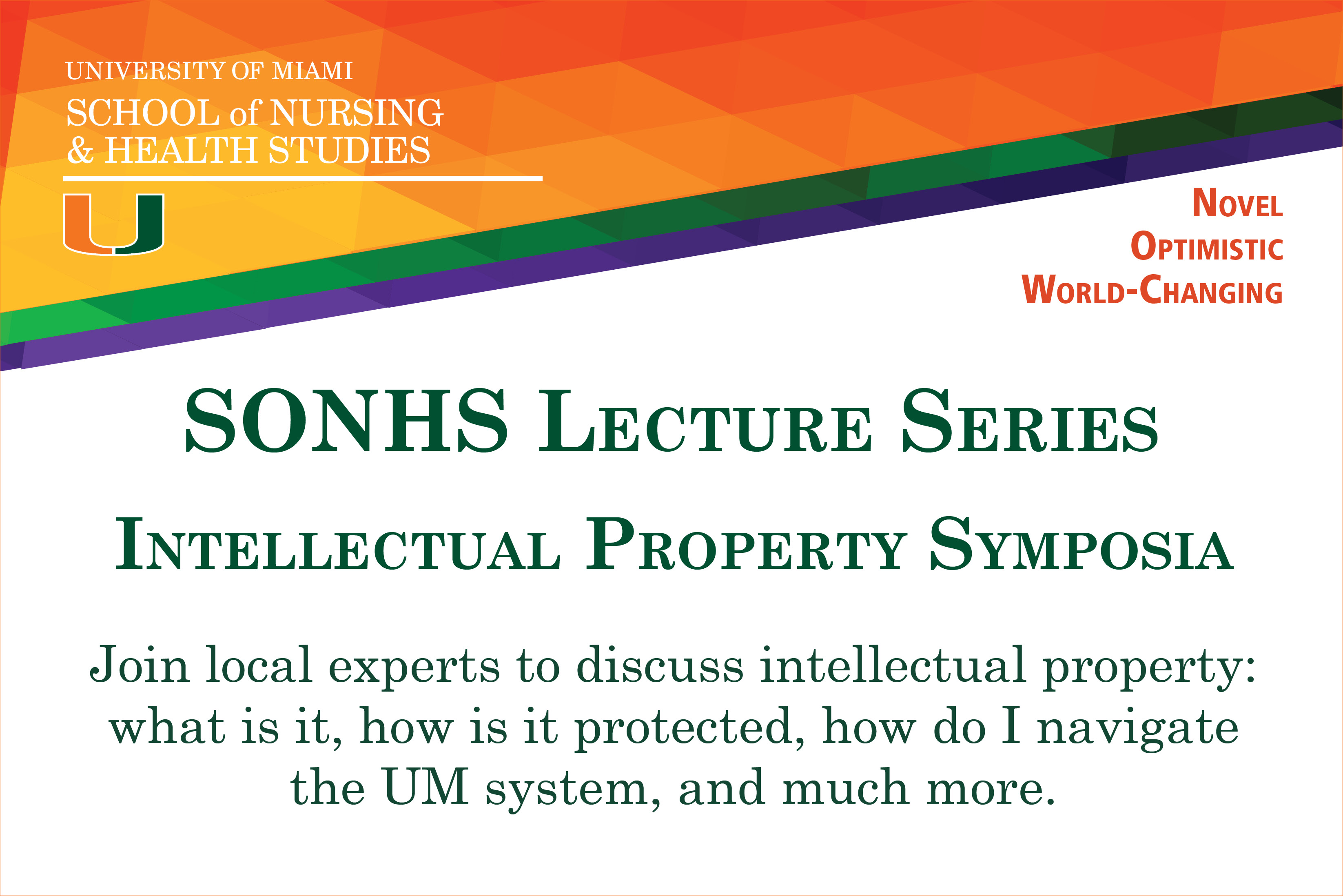 SONHS Lecture Series